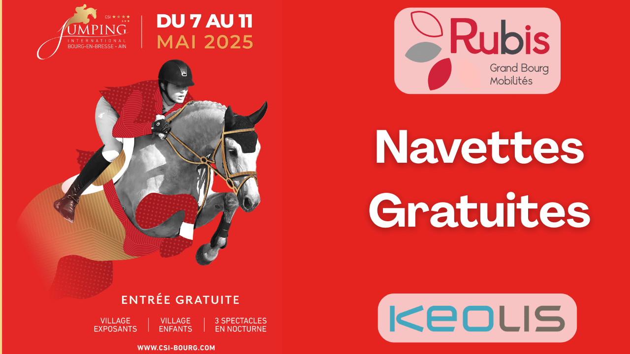 Un dispositif de transport gratuit pour venir au Jumping 2025 ...